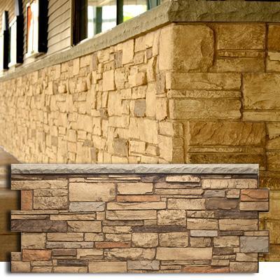 URESTONE Wainscot Panels | Faux Stone & Brick Wainscoting – Fauxstonesheets