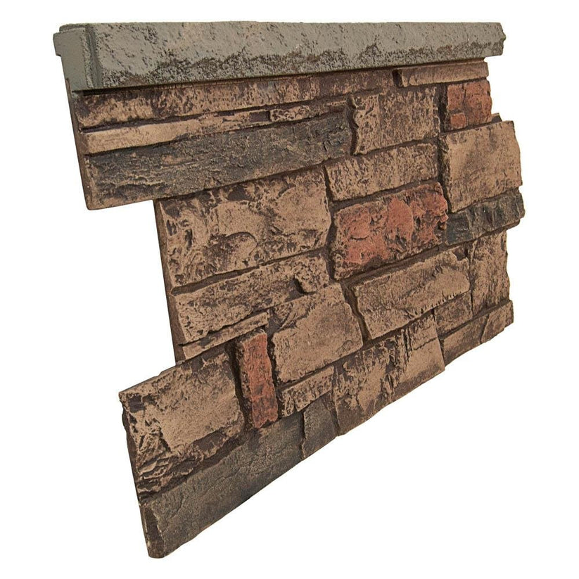 Ledgestone 2x4' Wainscot Lite Faux Panels UL2612 | URESTONE ...