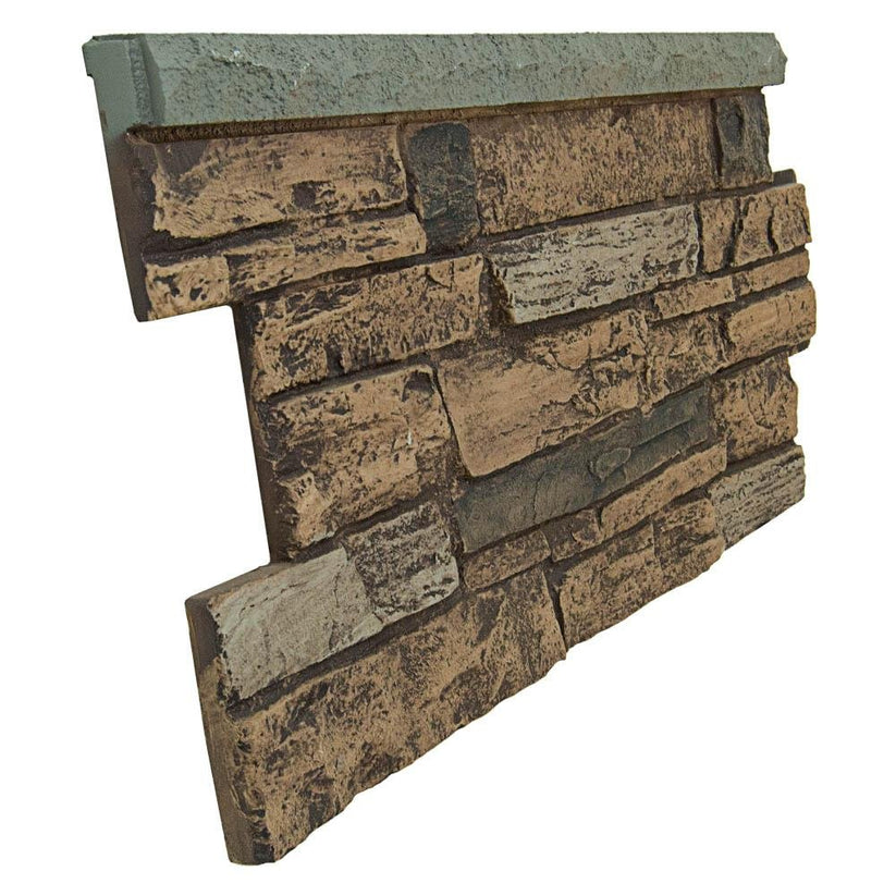 Ledgestone 2x4' Wainscot Lite Faux Panels UL2612 | URESTONE ...
