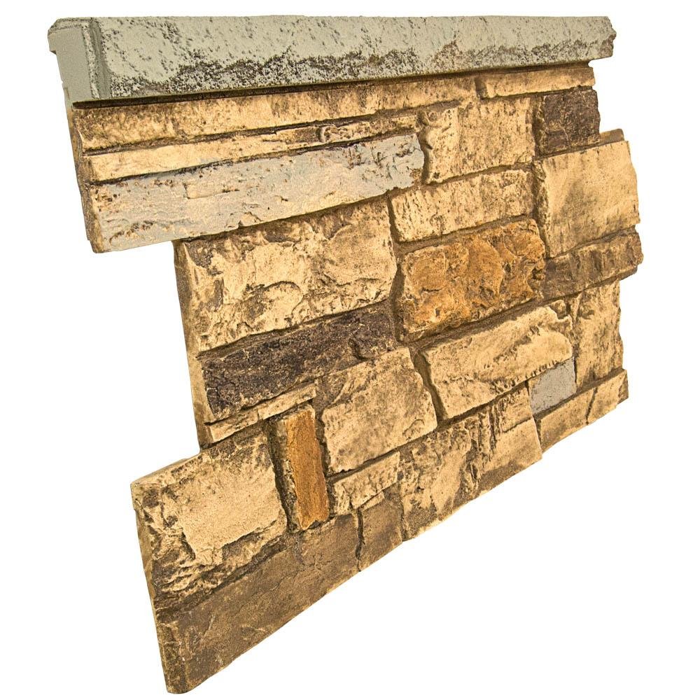 Ledgestone 2x4' Wainscot Lite Faux Panels UL2612 | URESTONE ...