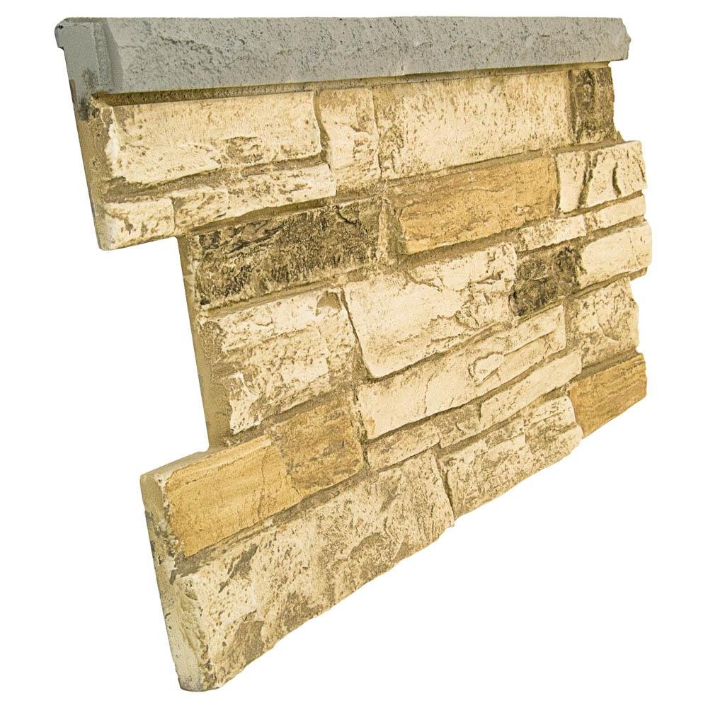 Ledgestone 2x4' Wainscot Lite Faux Panels UL2612 | URESTONE ...