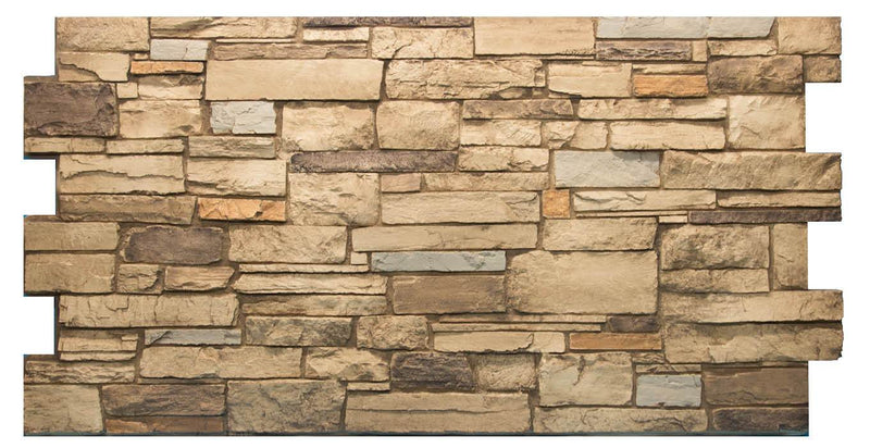 Ledgestone 4x8' Faux Stone Panels DP2455 | URESTONE – Fauxstonesheets