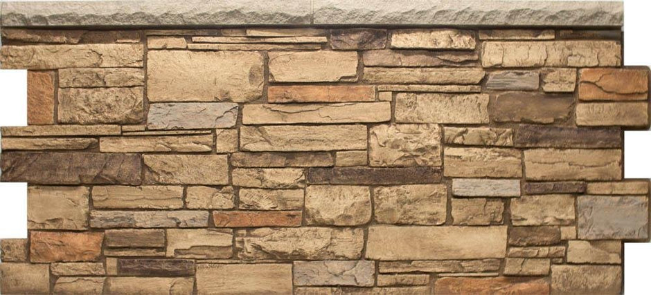 URESTONE Wainscot Panels | Faux Stone & Brick Wainscoting – Fauxstonesheets