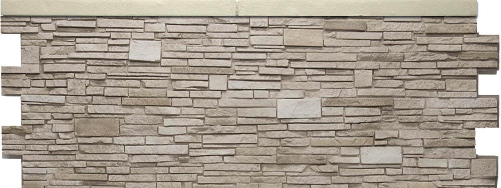 Virginia Stacked Stone Wainscot Panels 41.5" x 96" – Fauxstonesheets