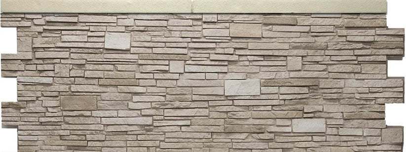 Virginia Stacked Stone Wainscot Panels 41.5" x 96" – Fauxstonesheets