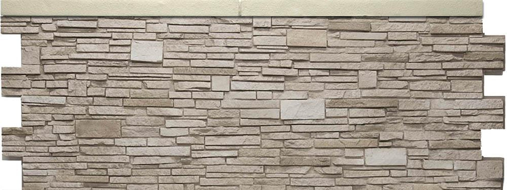 Virginia Stacked Stone Wainscot Panels 41.5" x 96" – Fauxstonesheets