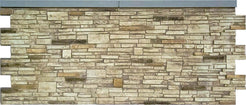 Virginia Stacked Stone Wainscot Panels 41.5" x 96" – Fauxstonesheets